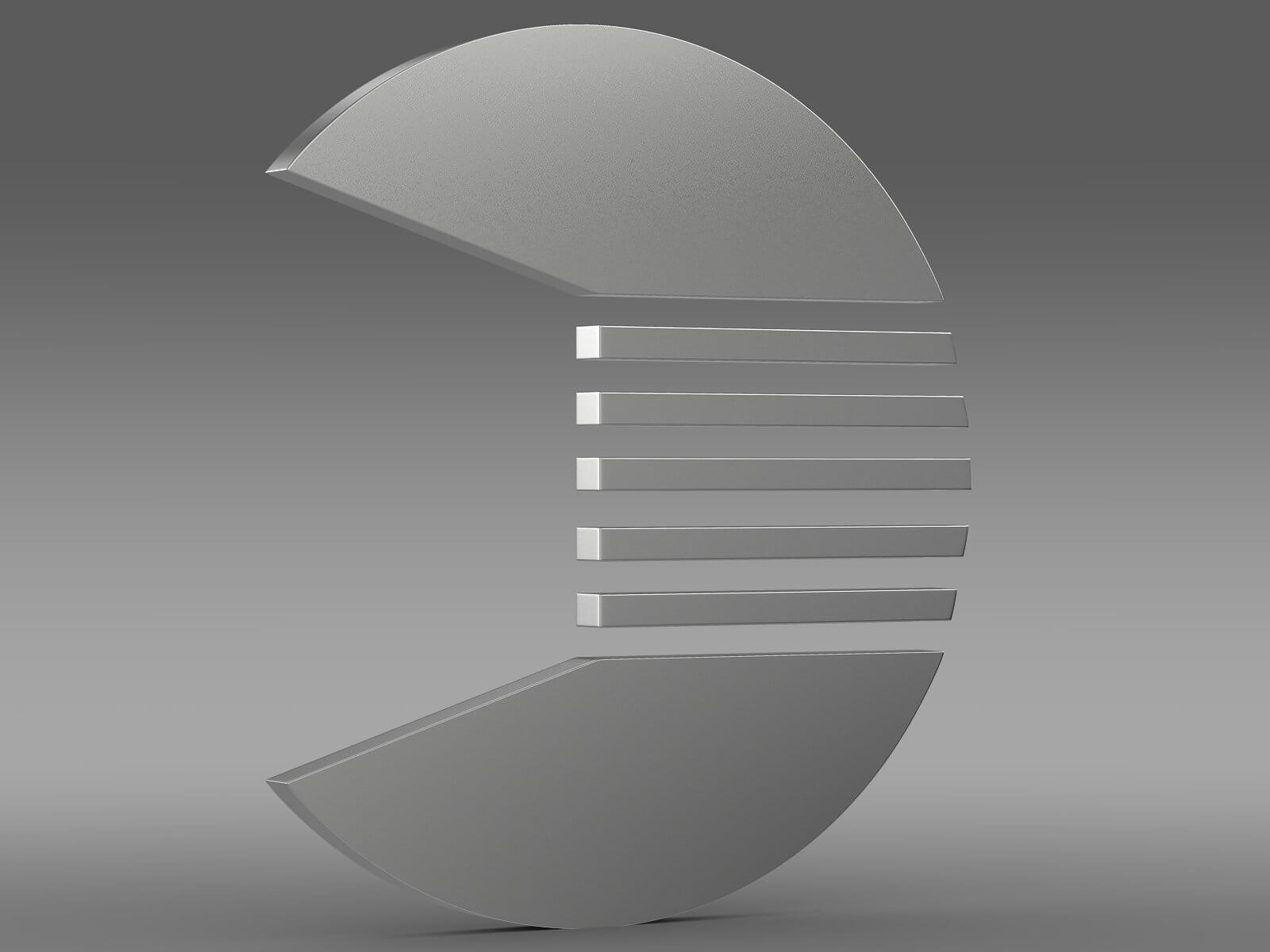 Quan Logo - 3D Model by Creative Idea Studio