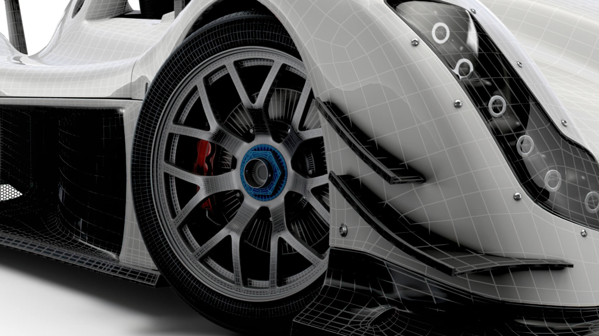 Radical SR10 Wheel - 3D Model by Creative Idea Studio