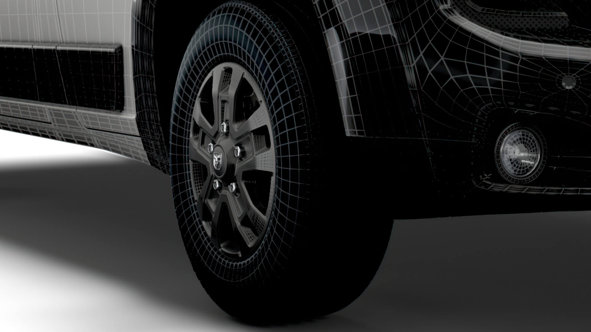 RAM Promaster Van 2023 Wheel - 3D Model by Creative Idea Studio