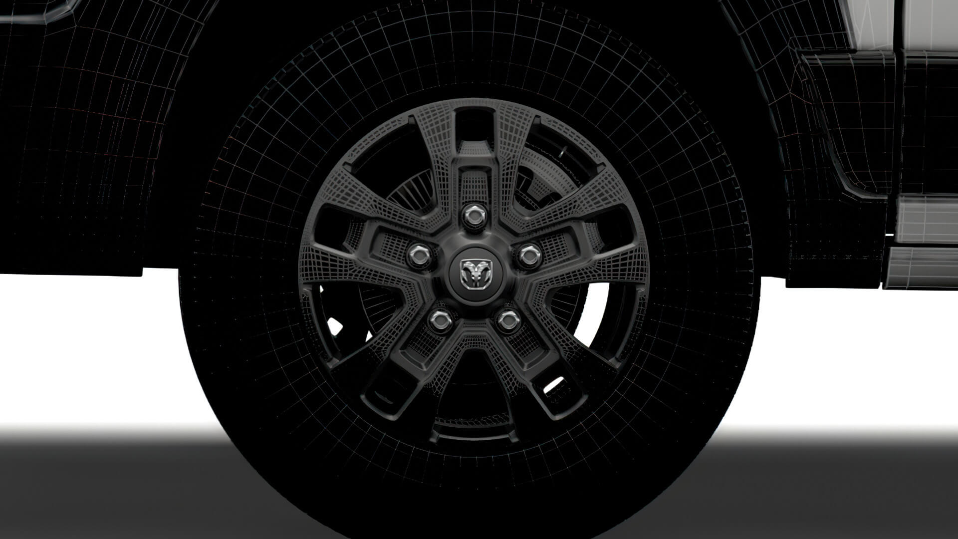 RAM Promaster Van 2023 Wheel - 3D Model by Creative Idea Studio