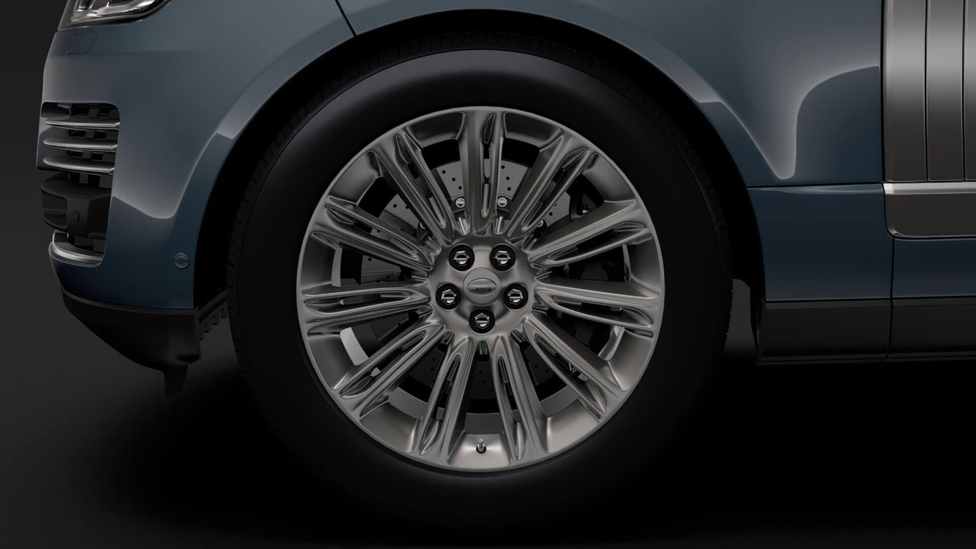 Range Rover Autobiography 2018 Wheel - 3D Model by Creative Idea Studio