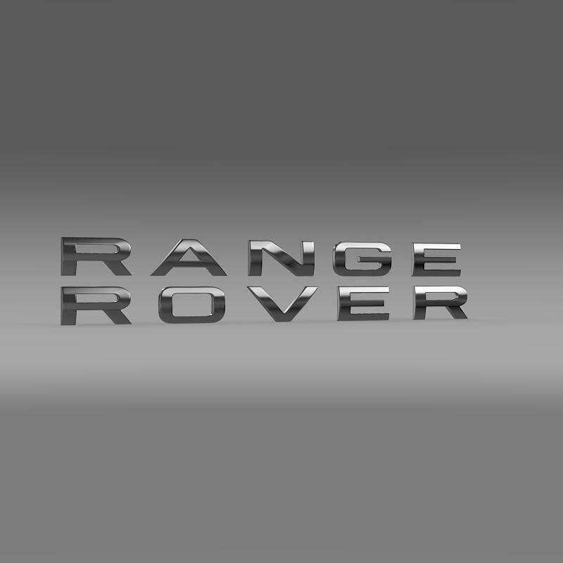 Range Rover Logo - 3D Model by Creative Idea Studio