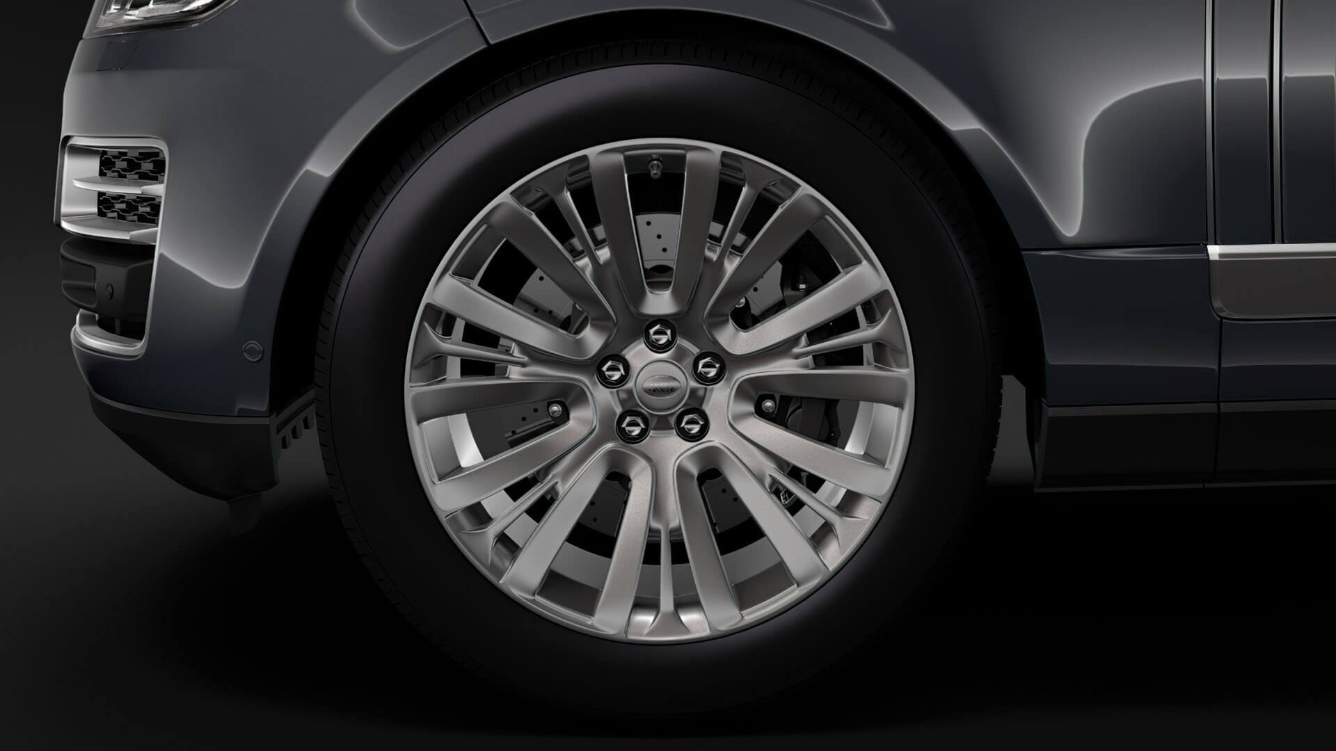 Range Rover SV Autobiography 2018 Wheel - 3D Model by Creative Idea Studio