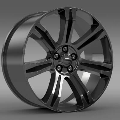 RangeRover Autobiography Black Rim - 3D Model by Creative Idea Studio