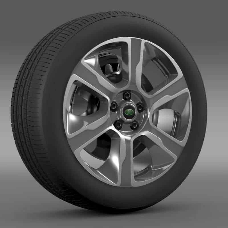 RangeRover Hybrid Wheel - 3D Model by Creative Idea Studio