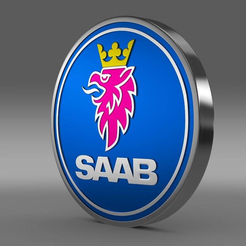 Saab Logo - 3D Model by Creative Idea Studio