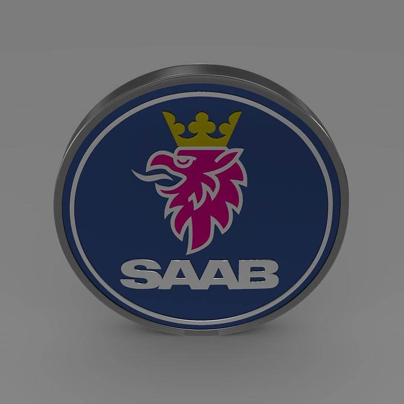 Saab Logo - 3D Model by Creative Idea Studio