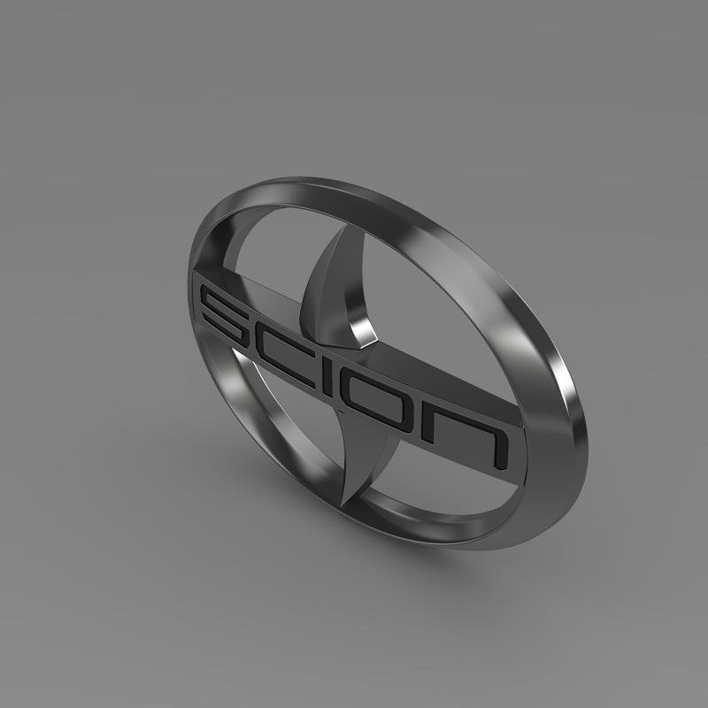 Scion Logo - 3D Model by Creative Idea Studio