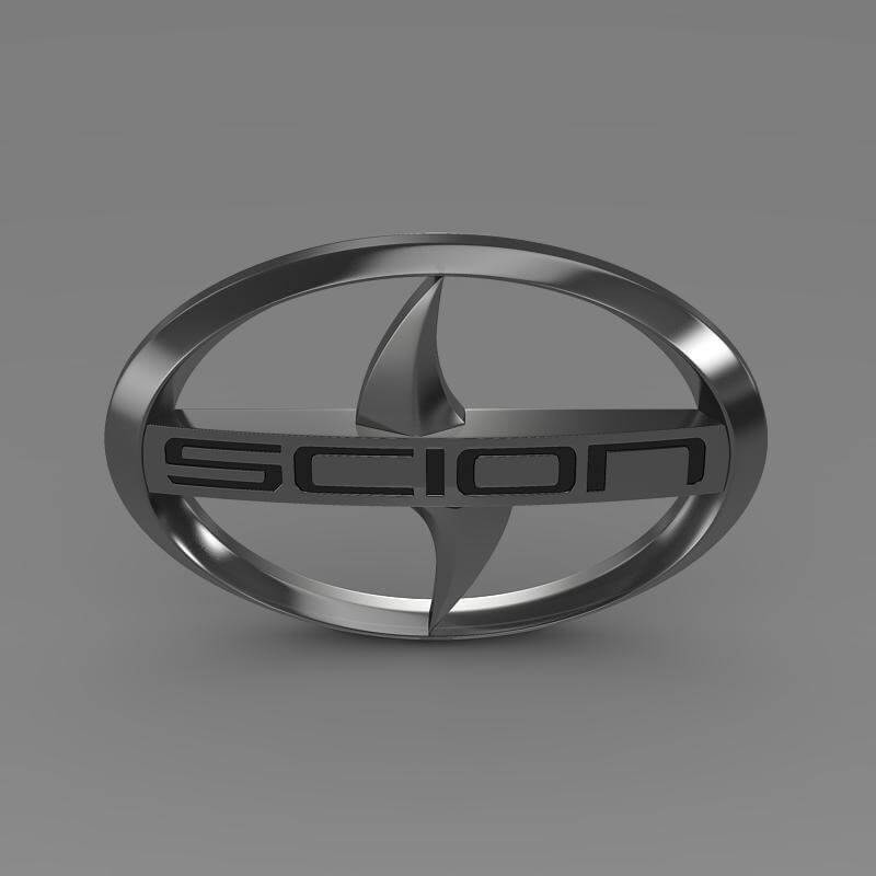 Scion Logo - 3D Model by Creative Idea Studio