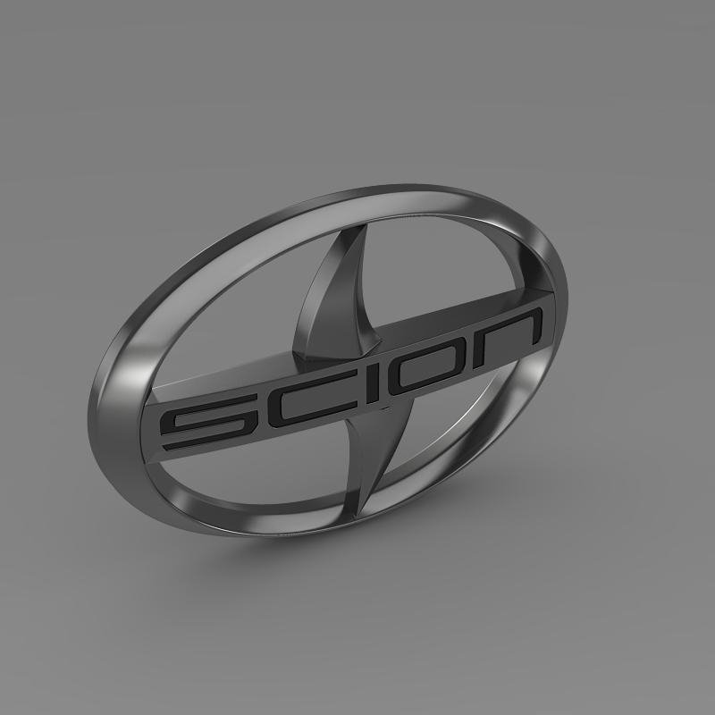 Scion Logo - 3D Model by Creative Idea Studio