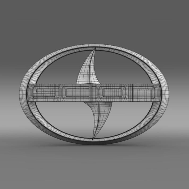 Scion Logo - 3D Model by Creative Idea Studio
