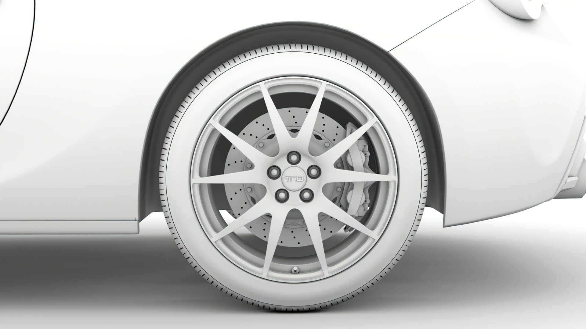 Scion TRD 2020 Wheel - 3D Model by Creative Idea Studio