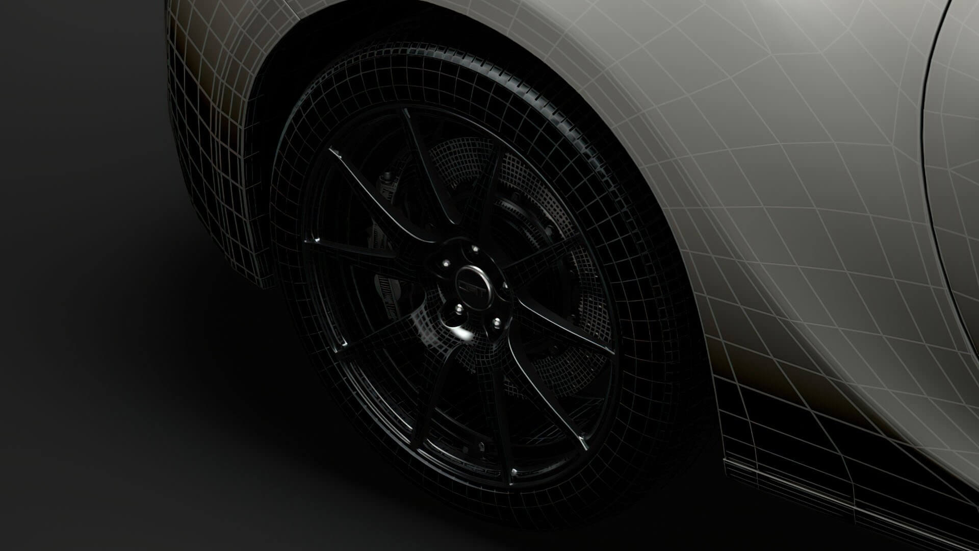 Scion TRD 2020 Wheel - 3D Model by Creative Idea Studio
