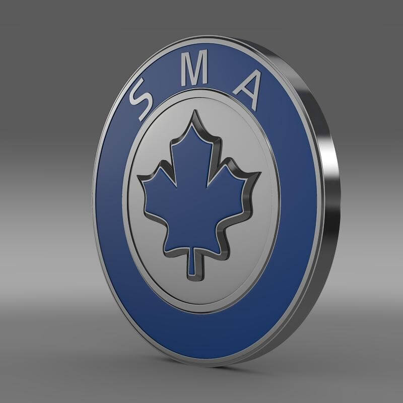 SMA Logo - 3D Model by Creative Idea Studio