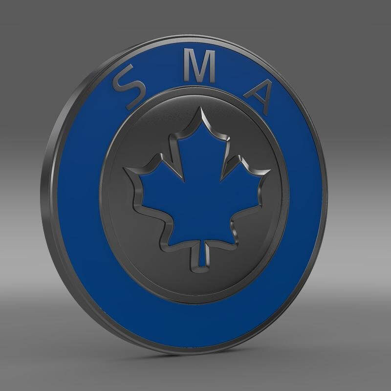 SMA Logo - 3D Model by Creative Idea Studio