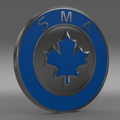 SMA Logo - 3D Model by Creative Idea Studio