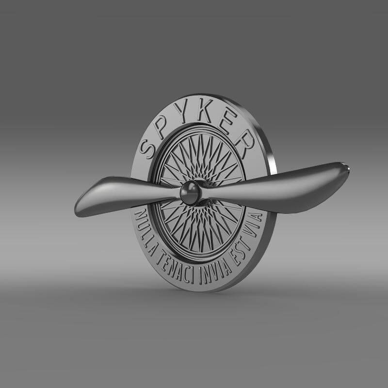 Spyker Logo - 3D Model by Creative Idea Studio