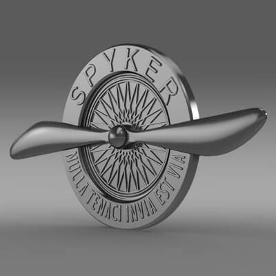 Spyker Logo - 3D Model by Creative Idea Studio
