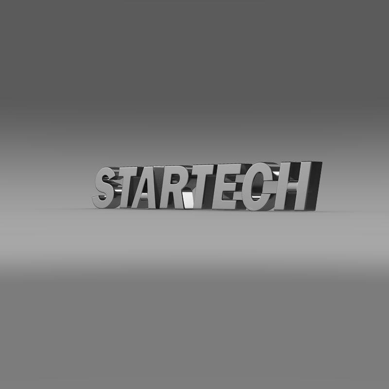 Startech Logo - 3D Model by Creative Idea Studio