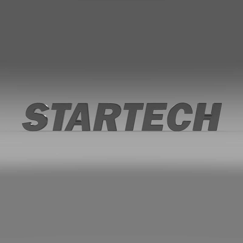 Startech Logo - 3D Model by Creative Idea Studio