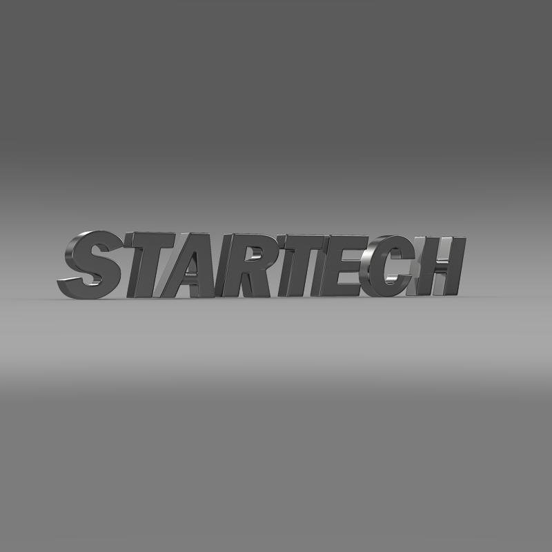 Startech Logo - 3D Model by Creative Idea Studio