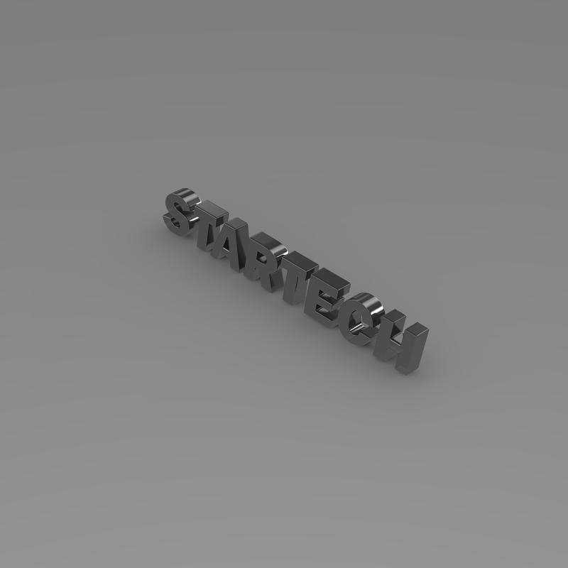 Startech Logo - 3D Model by Creative Idea Studio