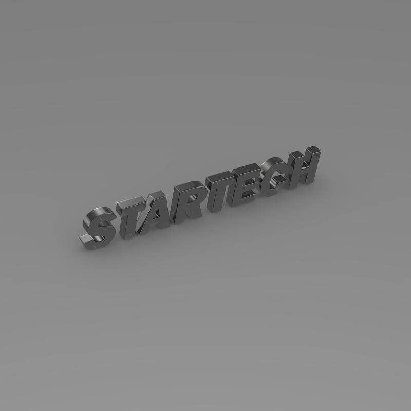 Startech Logo - 3D Model by Creative Idea Studio