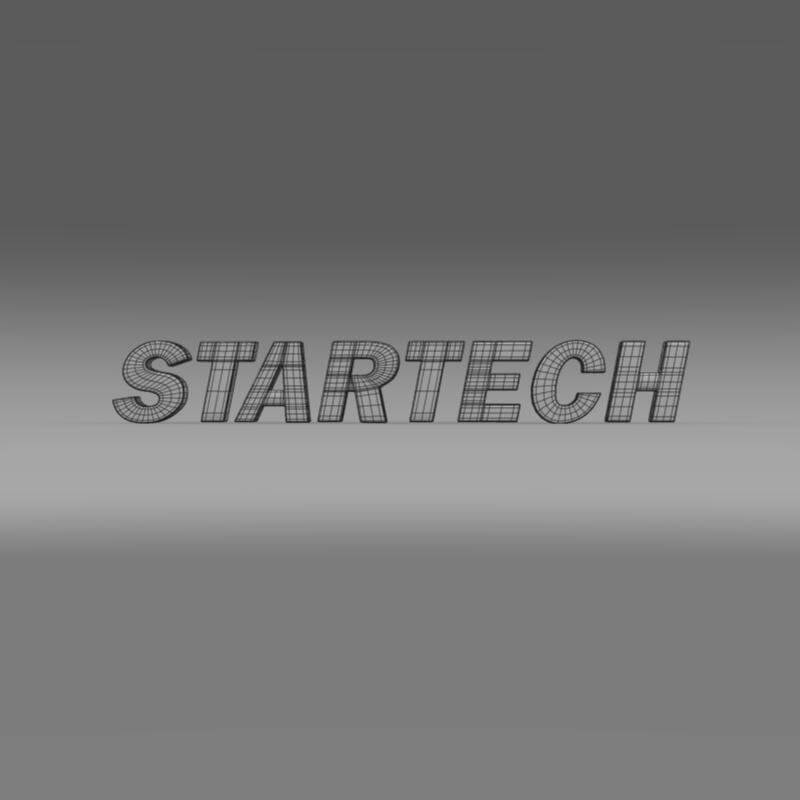 Startech Logo - 3D Model by Creative Idea Studio