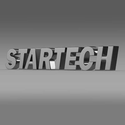 Startech Logo - 3D Model by Creative Idea Studio