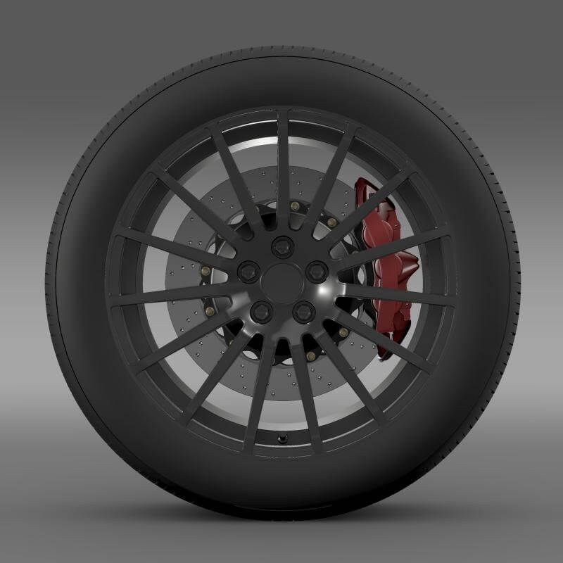 Subaru BRZ STI Wheel - 3D Model by Creative Idea Studio