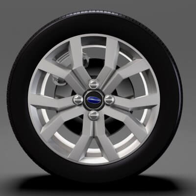 Subaru Justy RS Wheel 2017 - 3D Model by Creative Idea Studio