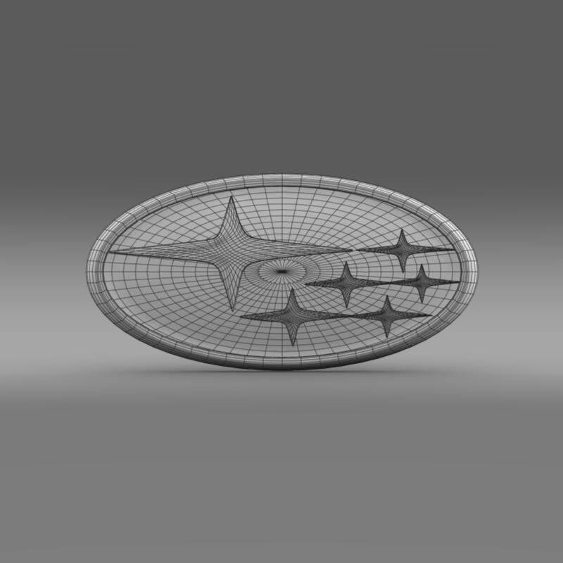 Subaru Logo - 3D Model by Creative Idea Studio