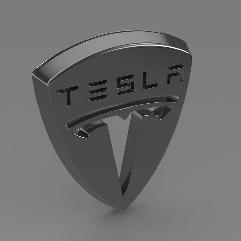 Tesla Logo - 3D Model by Creative Idea Studio