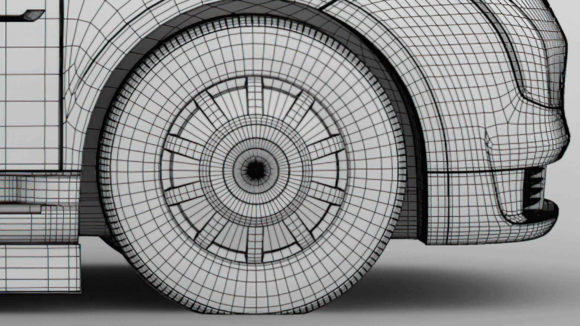 Tesla Semi 2020 Wheel - 3D Model by Creative Idea Studio