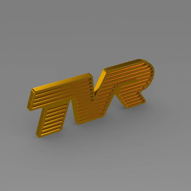 Tvr Logo - 3D Model by Creative Idea Studio
