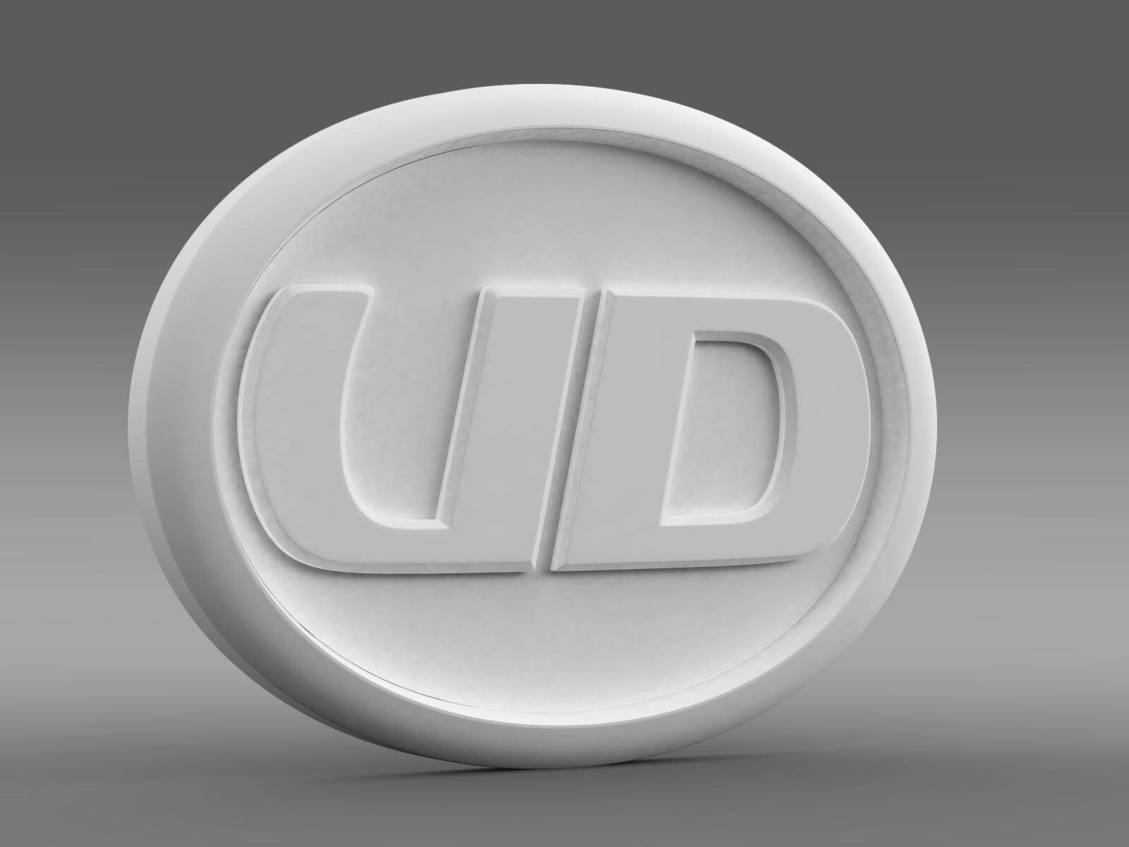 UD Trucks Logo - 3D Model by Creative Idea Studio