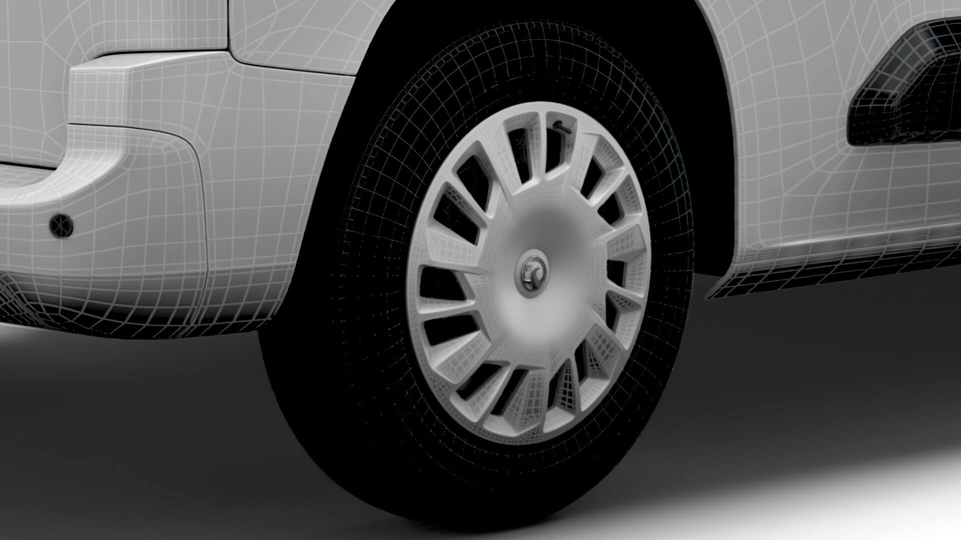 Vauxhall Combo Sportive 2020 Wheel - 3D Model by Creative Idea Studio