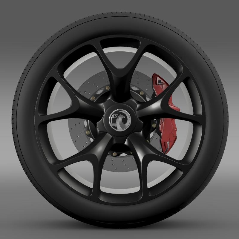 Vauxhall Insignia VRX Wheel - 3D Model by Creative Idea Studio