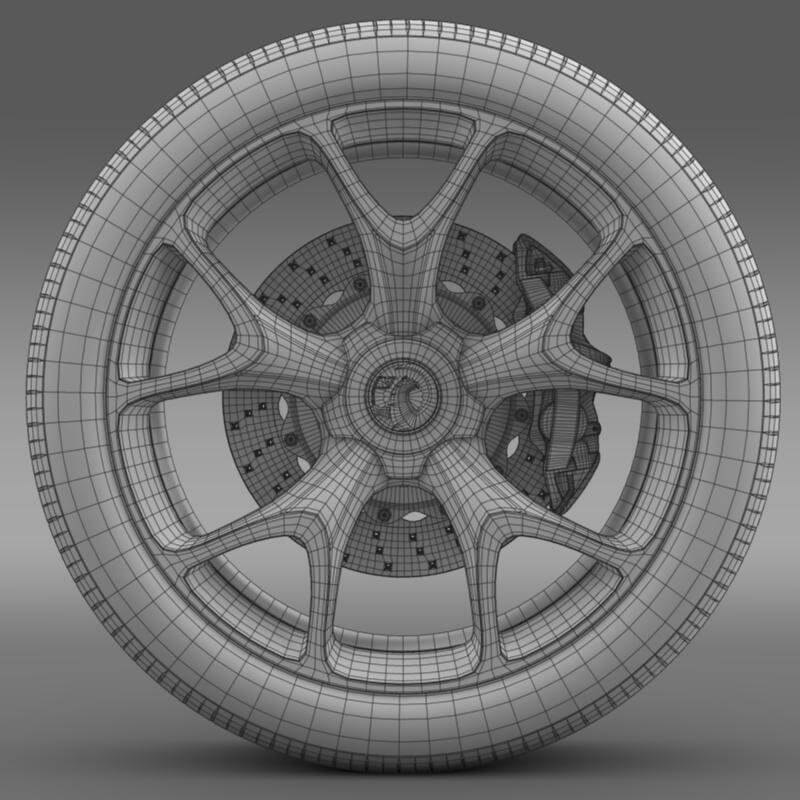 Vauxhall Insignia VRX Wheel - 3D Model by Creative Idea Studio