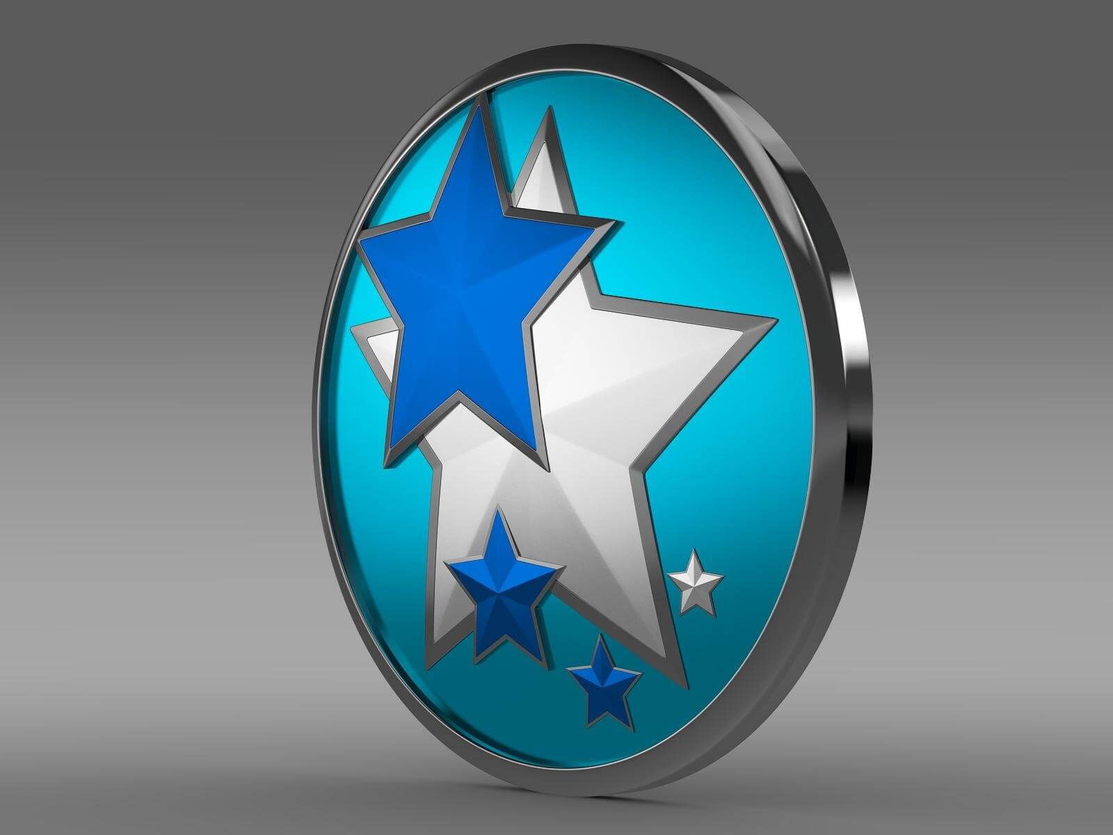 Venucia Logo - 3D Model by Creative Idea Studio