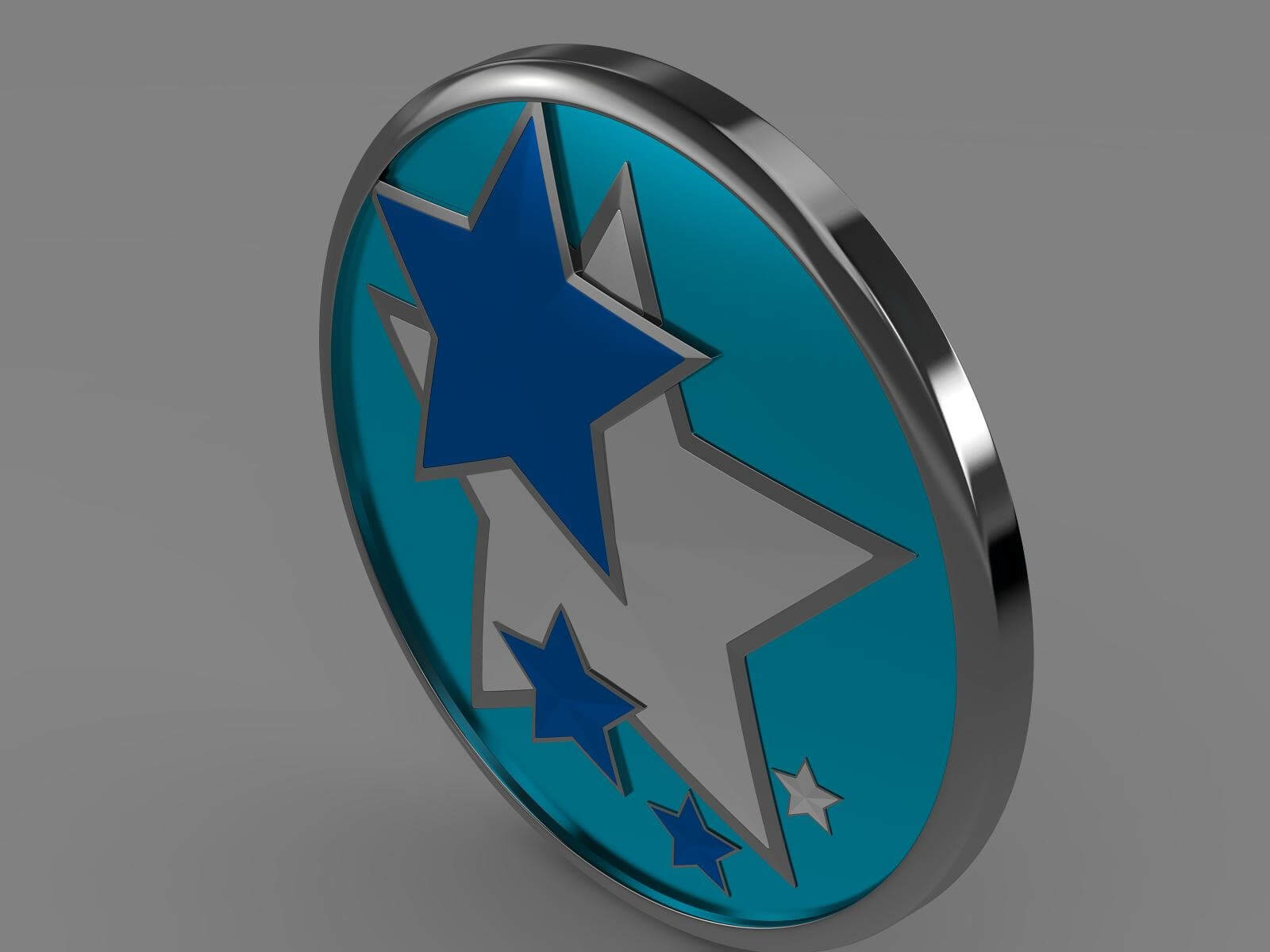 Venucia Logo - 3D Model by Creative Idea Studio