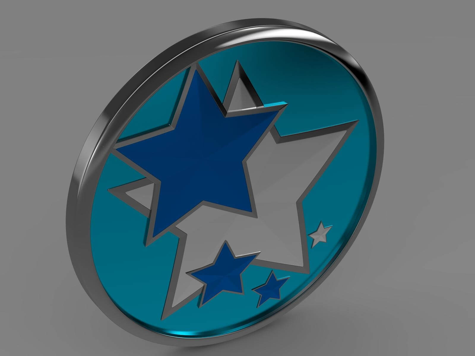 Venucia Logo - 3D Model by Creative Idea Studio