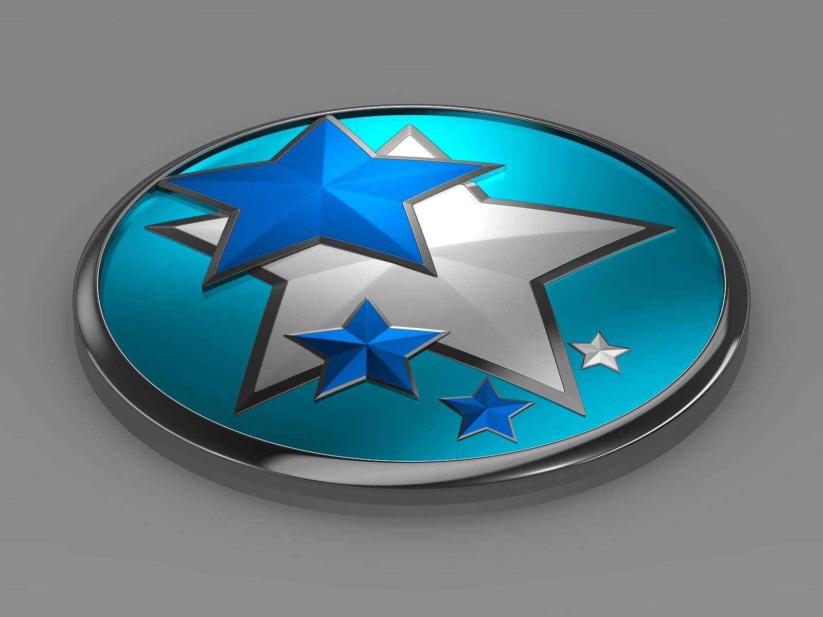 Venucia Logo - 3D Model by Creative Idea Studio