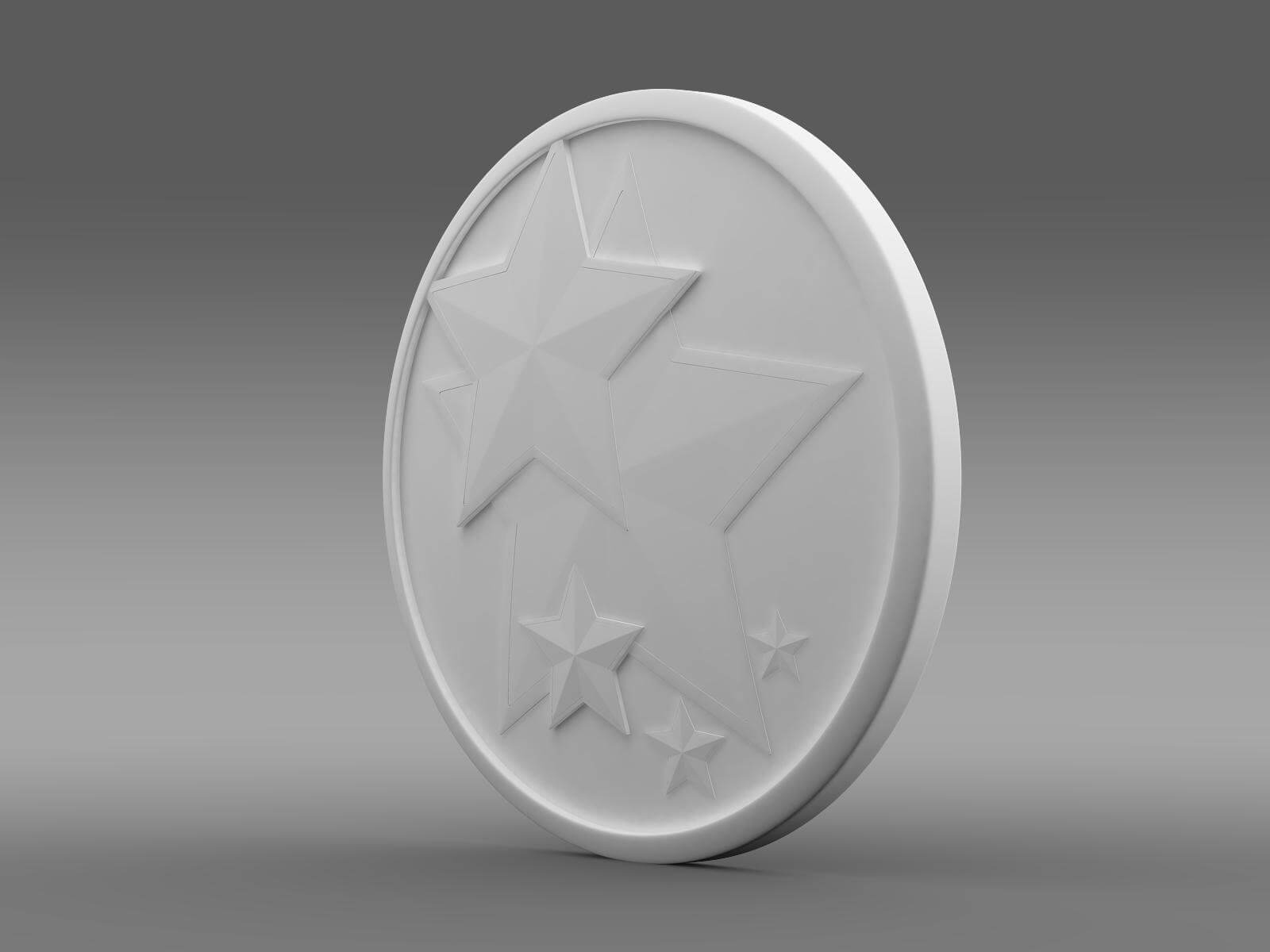 Venucia Logo - 3D Model by Creative Idea Studio