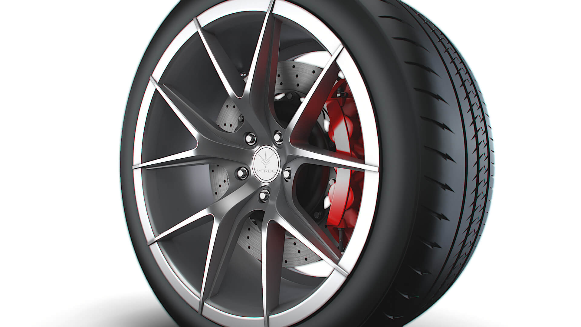 Verde Axis V99 Wheel - 3D Model by Creative Idea Studio