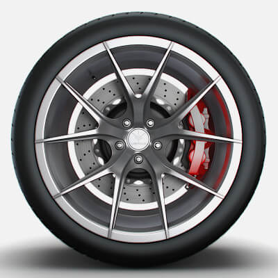 Verde Axis V99 Wheel - 3D Model by Creative Idea Studio