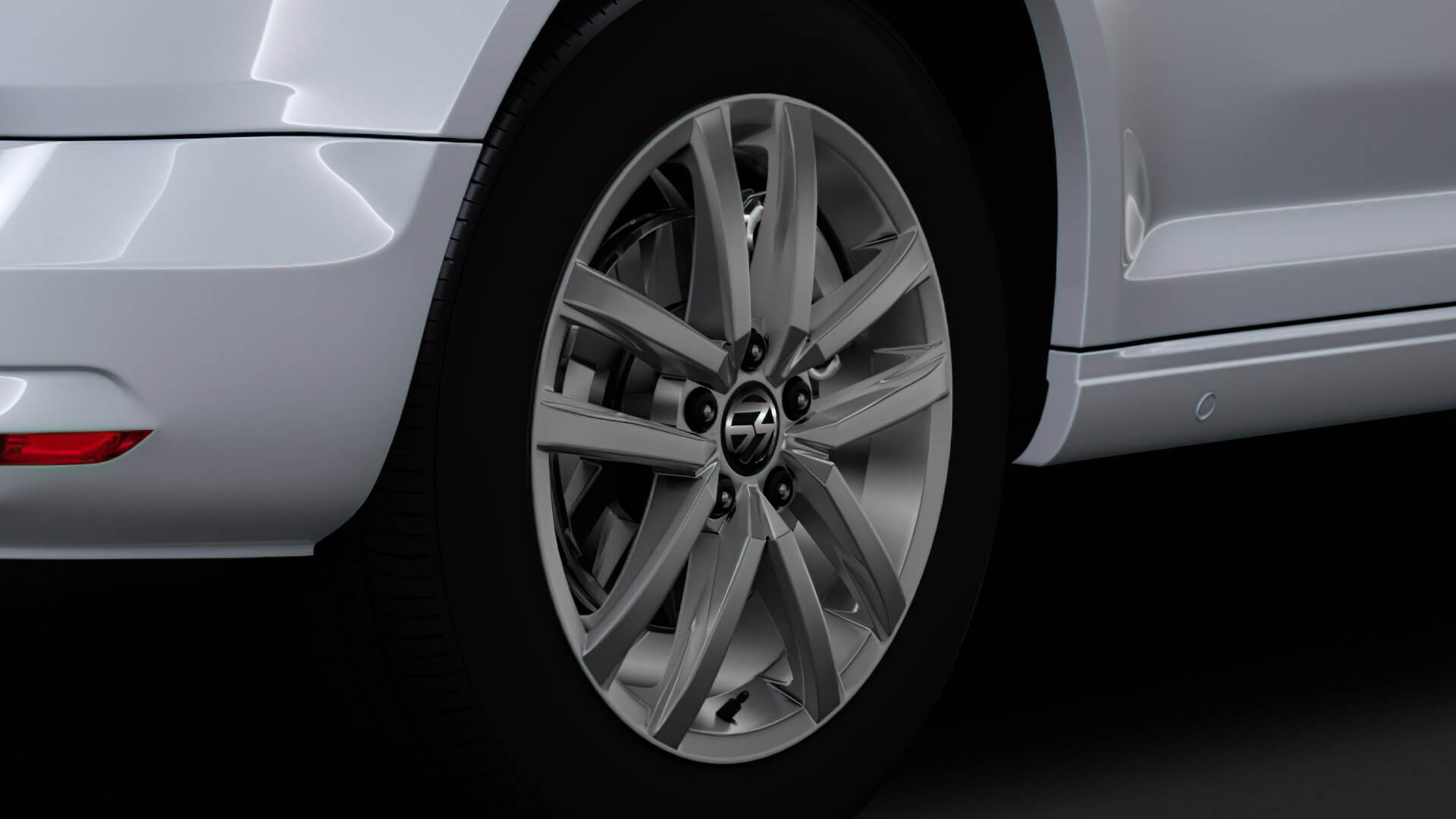 Volkswagen Caddy 2018 Wheel - 3D Model by Creative Idea Studio