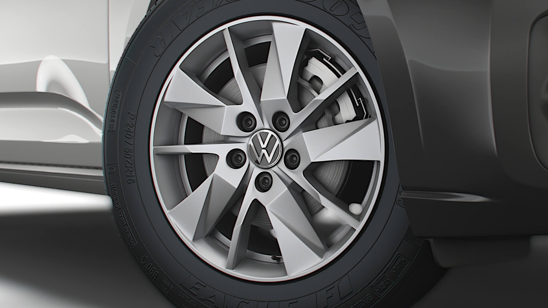 Volkswagen Caddy 2021 Wheel - 3D Model by Creative Idea Studio