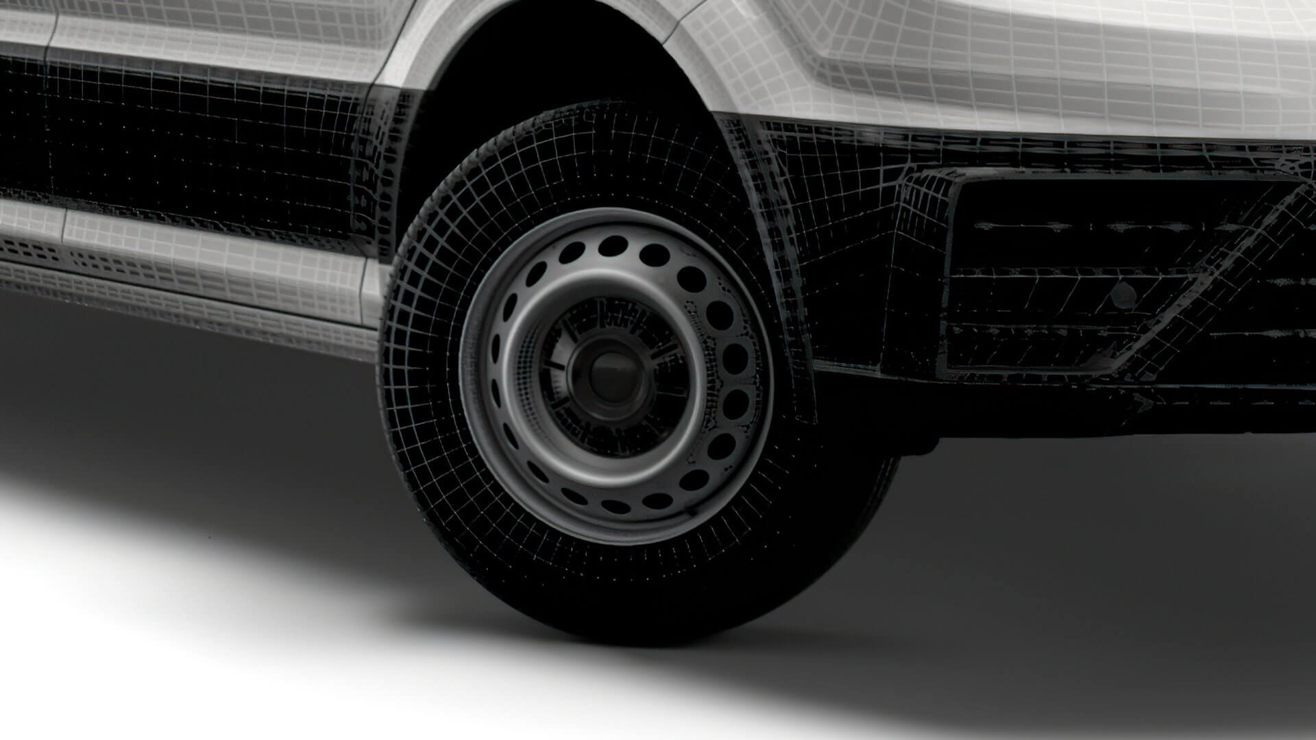 Volkswagen Crafter Startline 2020 Wheel - 3D Model by Creative Idea Studio