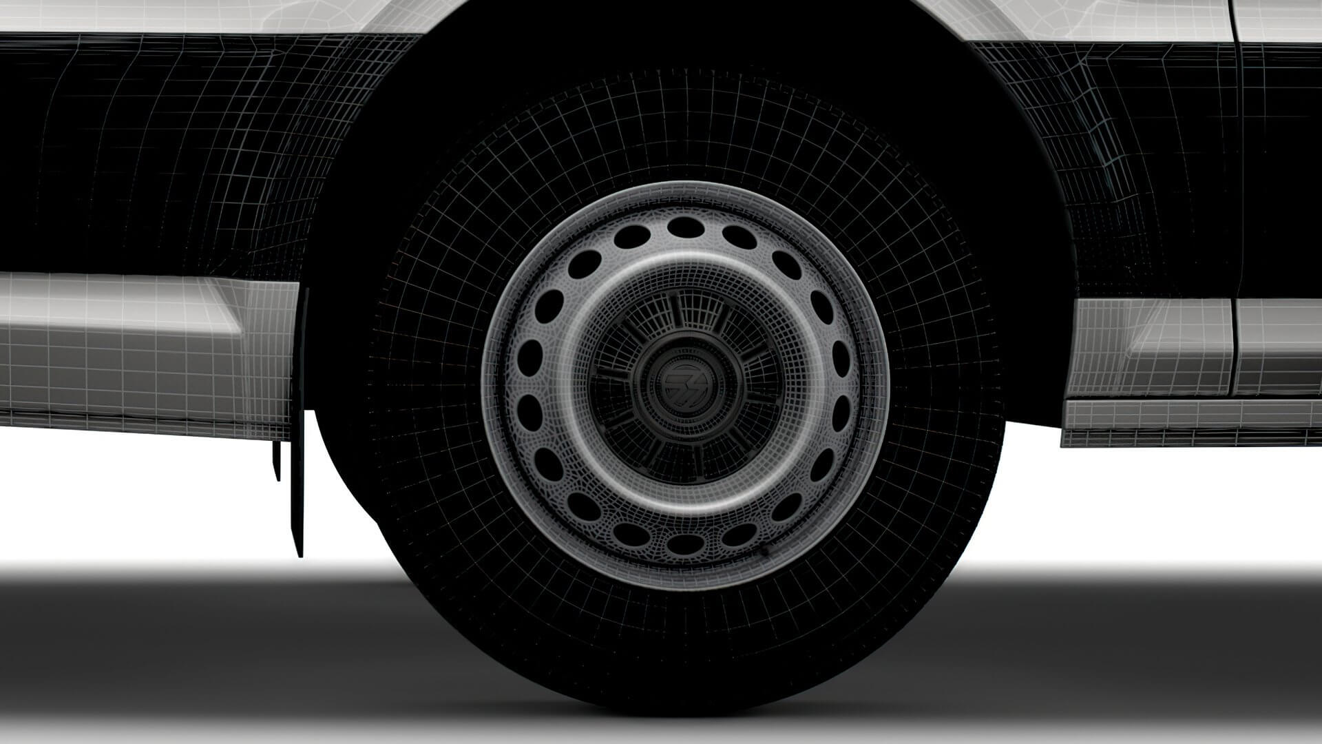 Volkswagen Crafter Startline 2020 Wheel - 3D Model by Creative Idea Studio